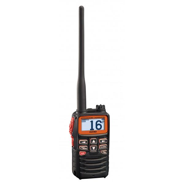 VHF HX40E Transceptor portátil ultra compacto estándar Horizon VHF ...