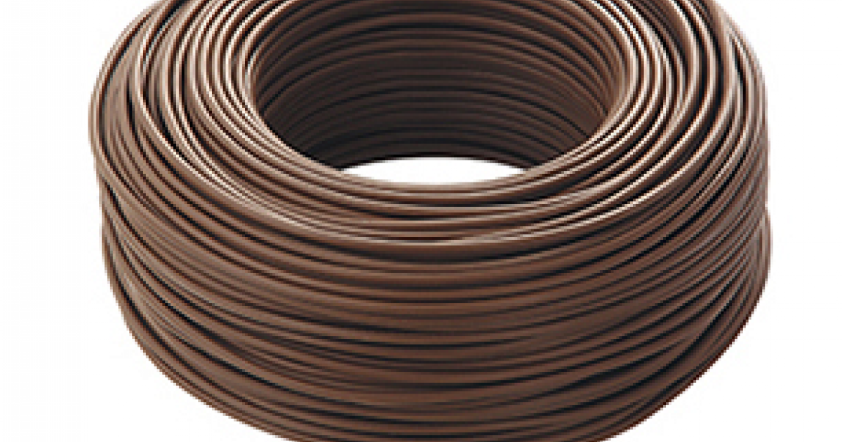 Cable de cobre unipolar marrón - Cables electricos - MTO Nautica Store