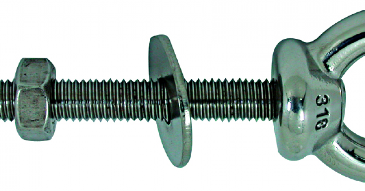 Perno de argolla de acero inoxidable 316 - Pernos en U, puentes, pernos ...